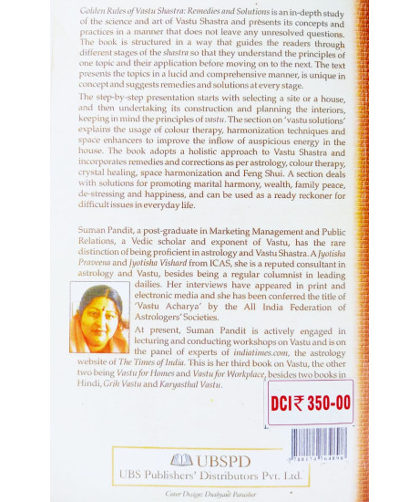 Golden Rules of Vastu Shastra (English): Remedies and Solutions by Suman Pandit